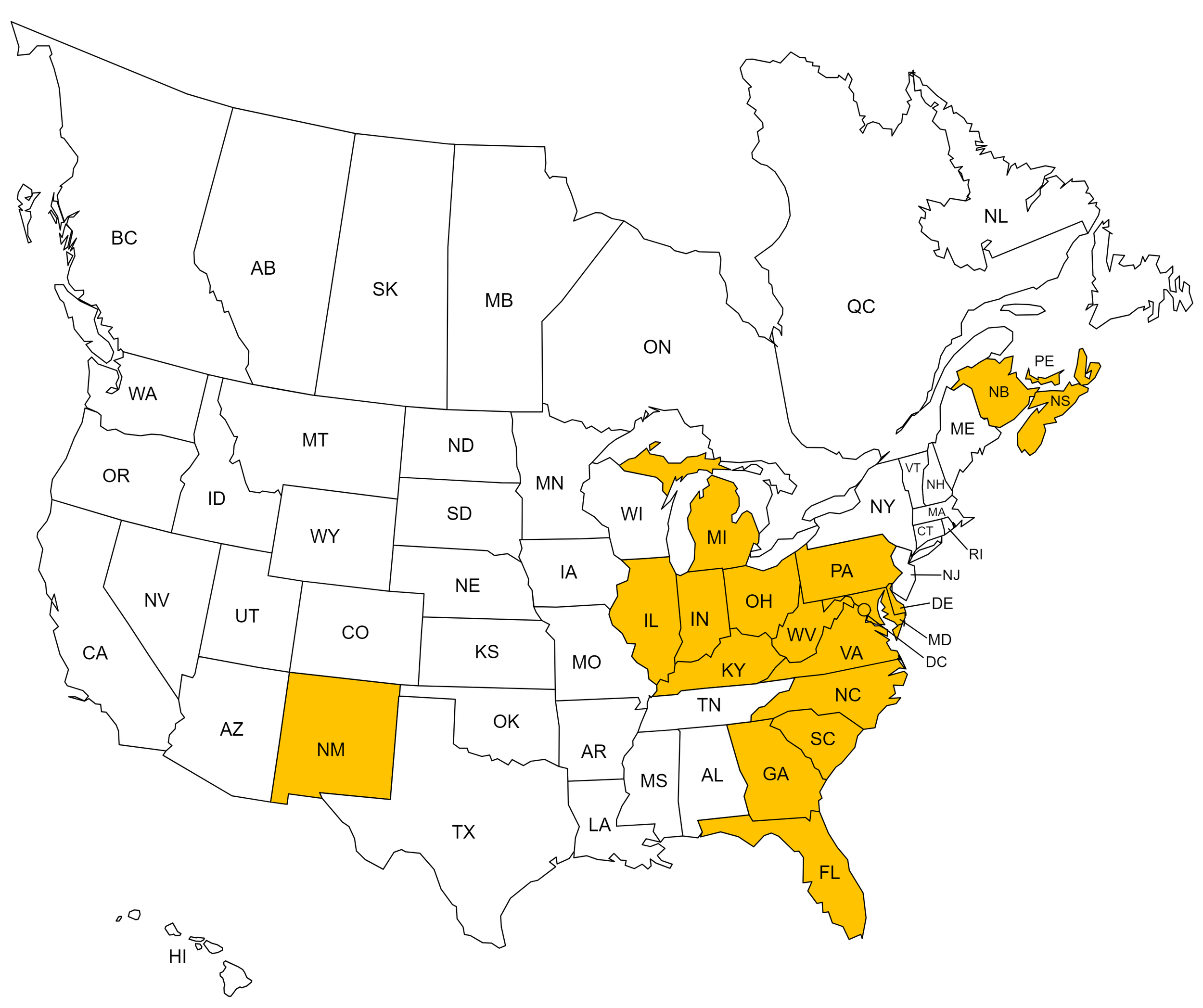 Locations — Right Traffic