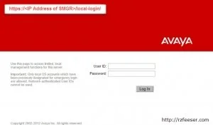 Reset Avaya System Manager Password — Russell Zachary Feeser