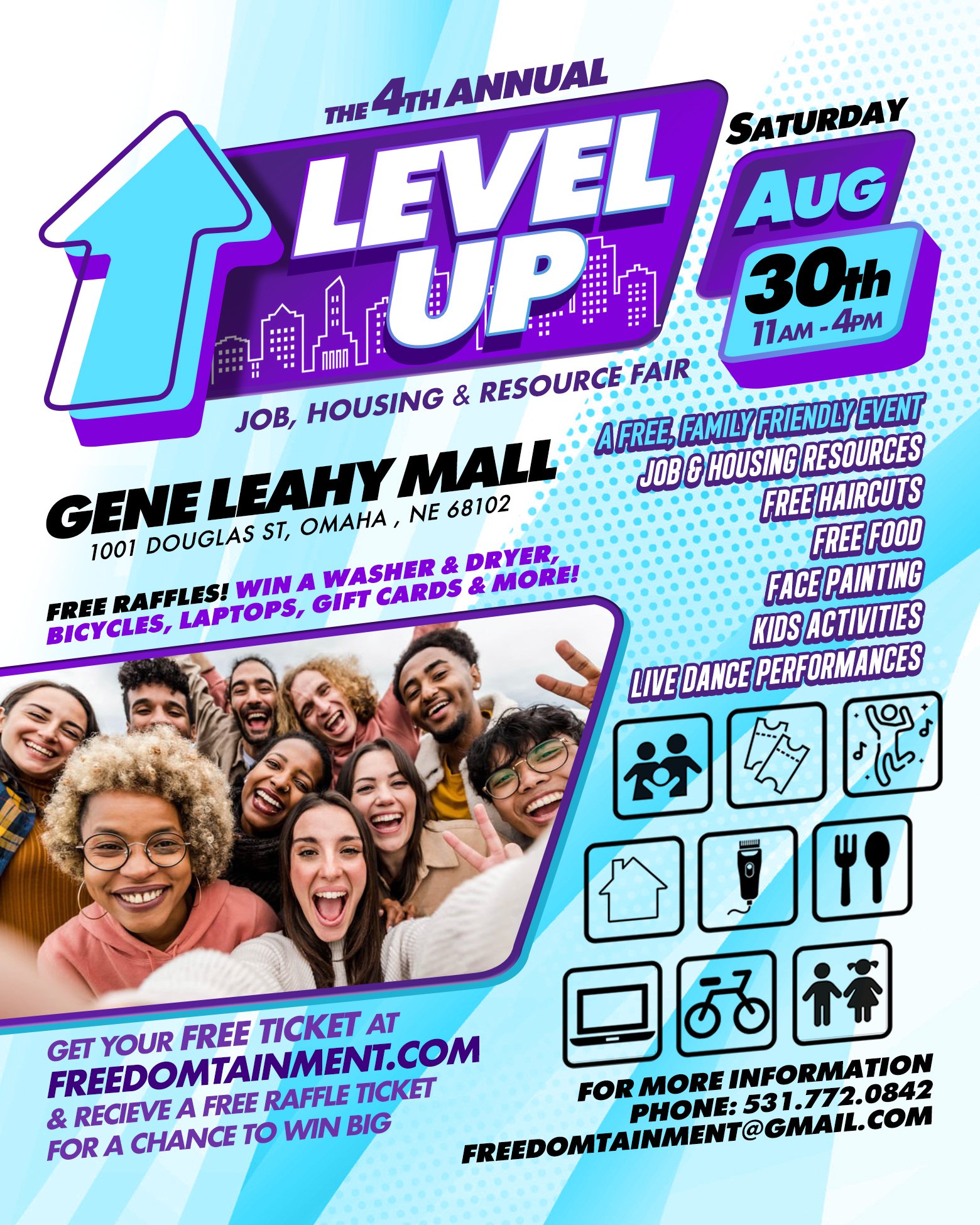 Level Up! Job and Housing Fair — Freedomtainment