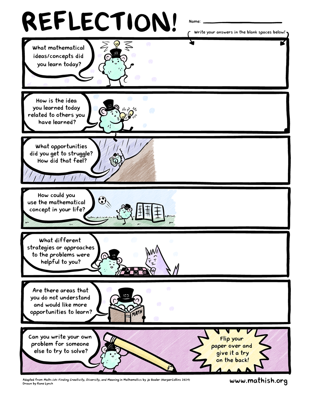 Handout: Reflection — Math-ish