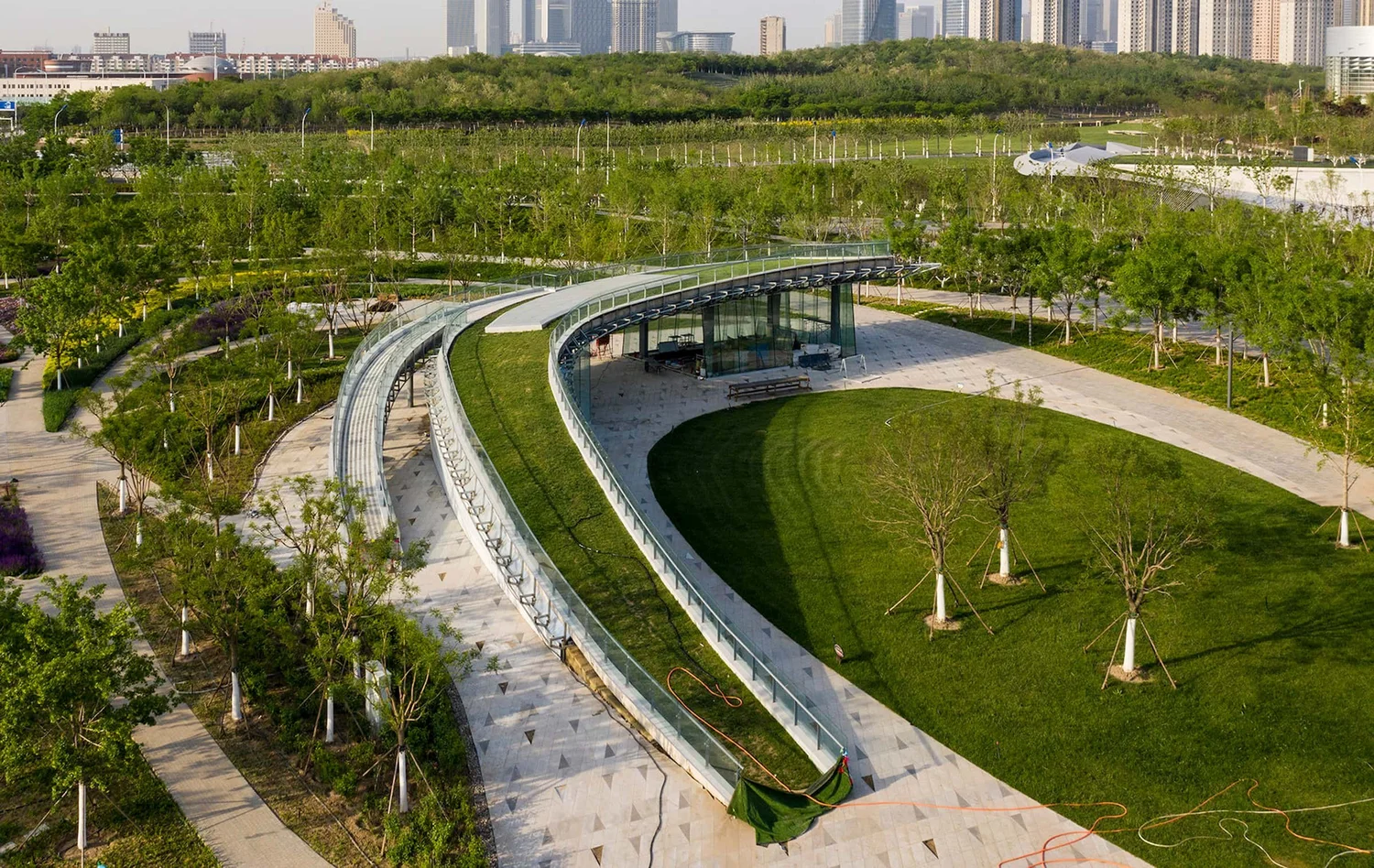 Tianjin Binhai Cultural Park Pavilions — Ojanen Chiou Architects