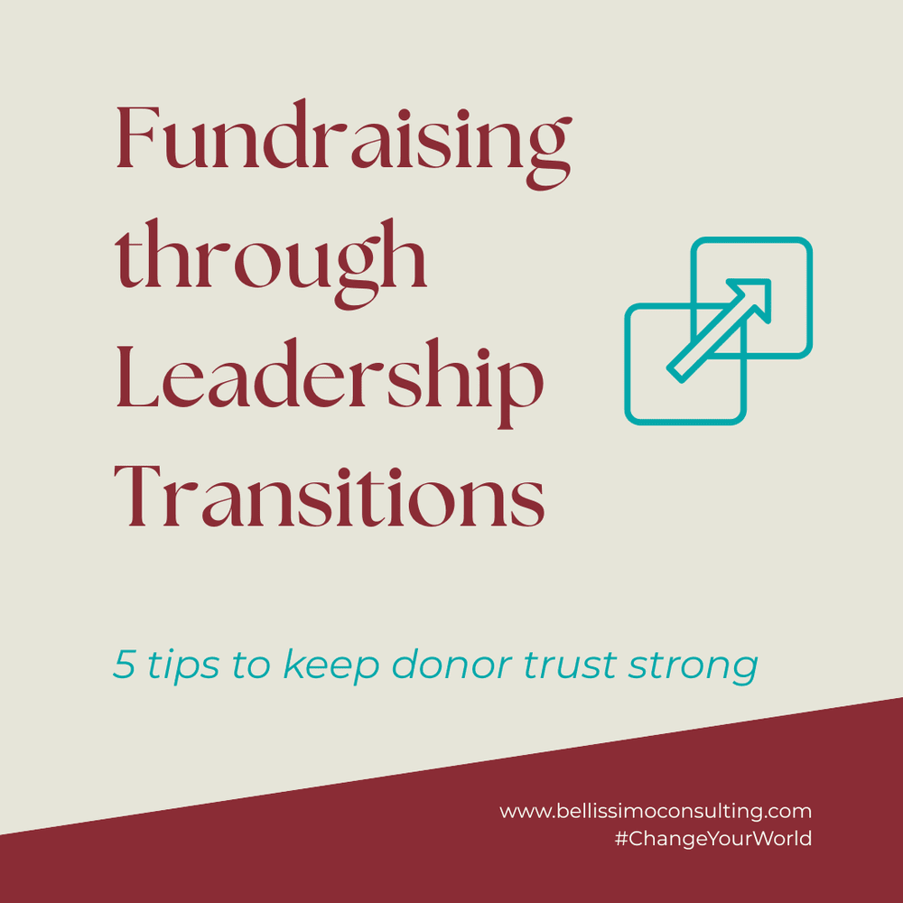 Staying Steady Through Leadership Transitions — Bellissimo Consulting