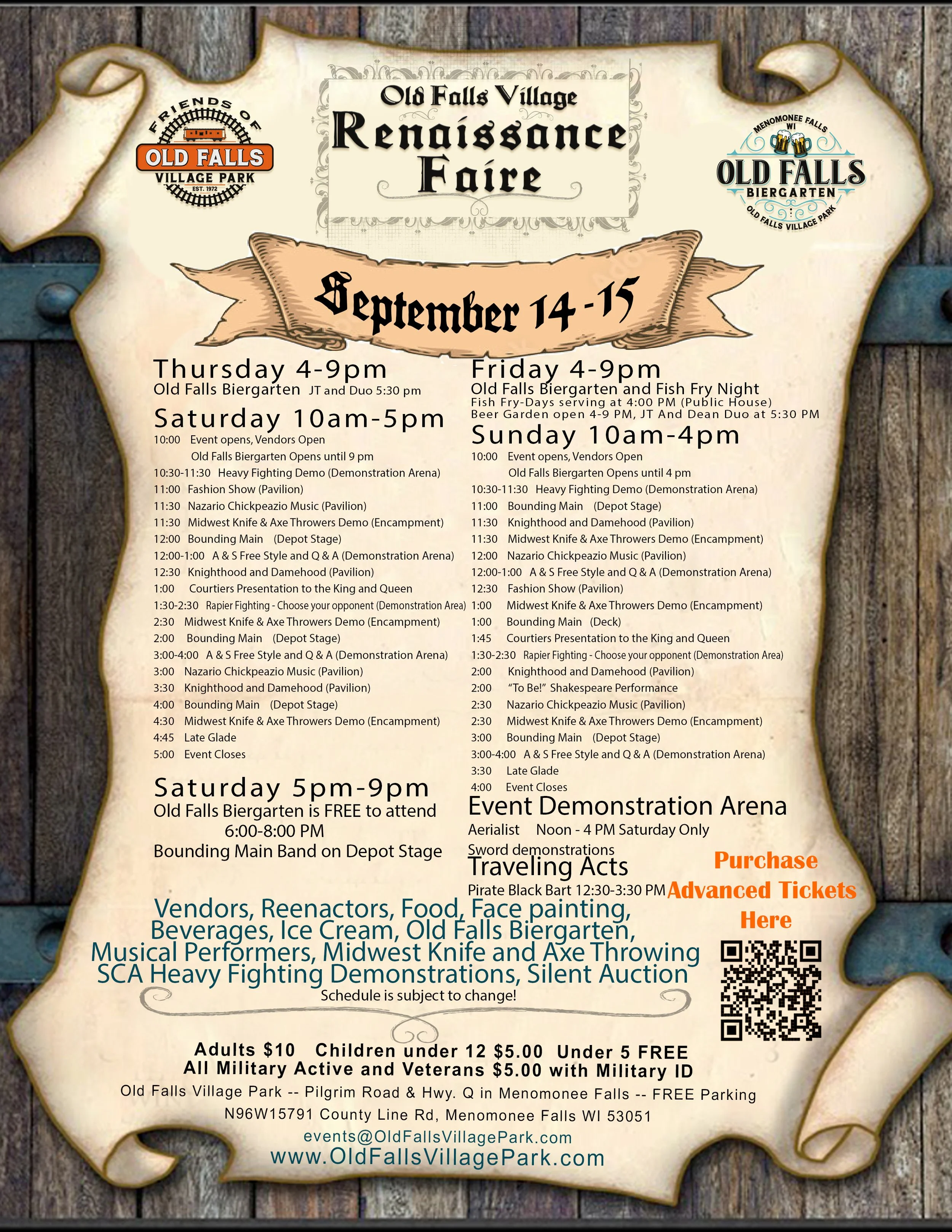 Renaissance Faire | Join the Adventure — Friends of Old Falls Village