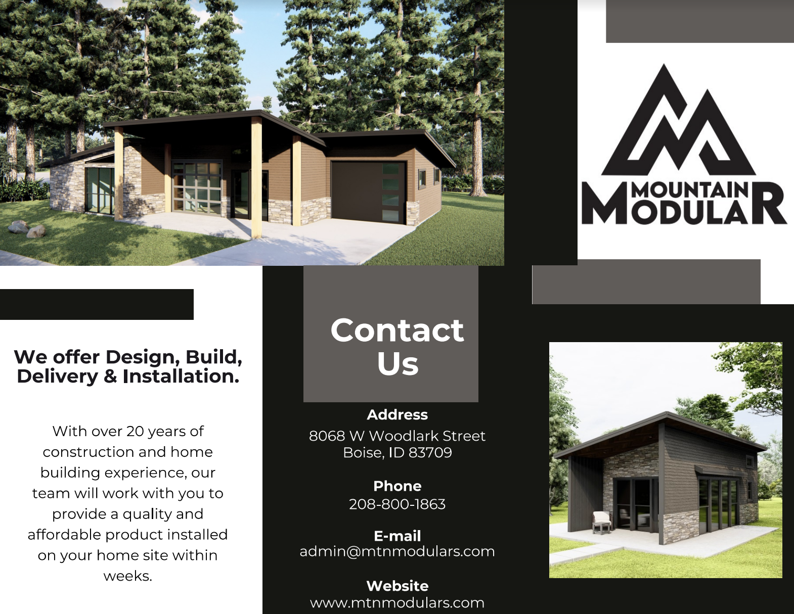 Plans | Mountain Modular