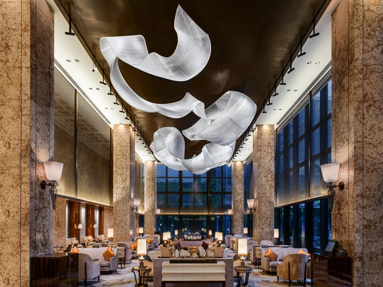 Shangri-La Midtown — NIKOLAS WEINSTEIN STUDIOS - Glass Sculpture for ...