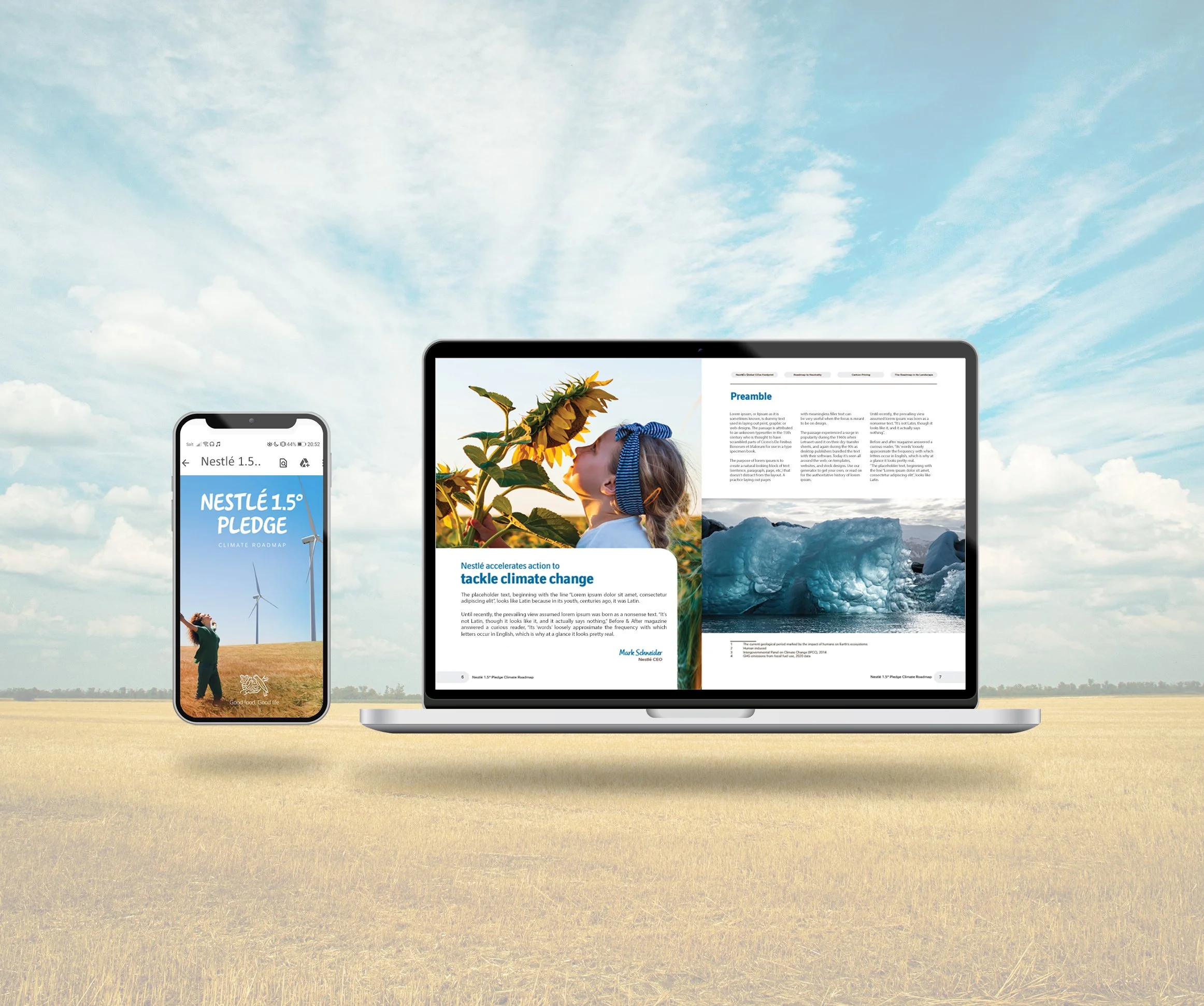 Nestlé Climate Pledge — Francesca Bari