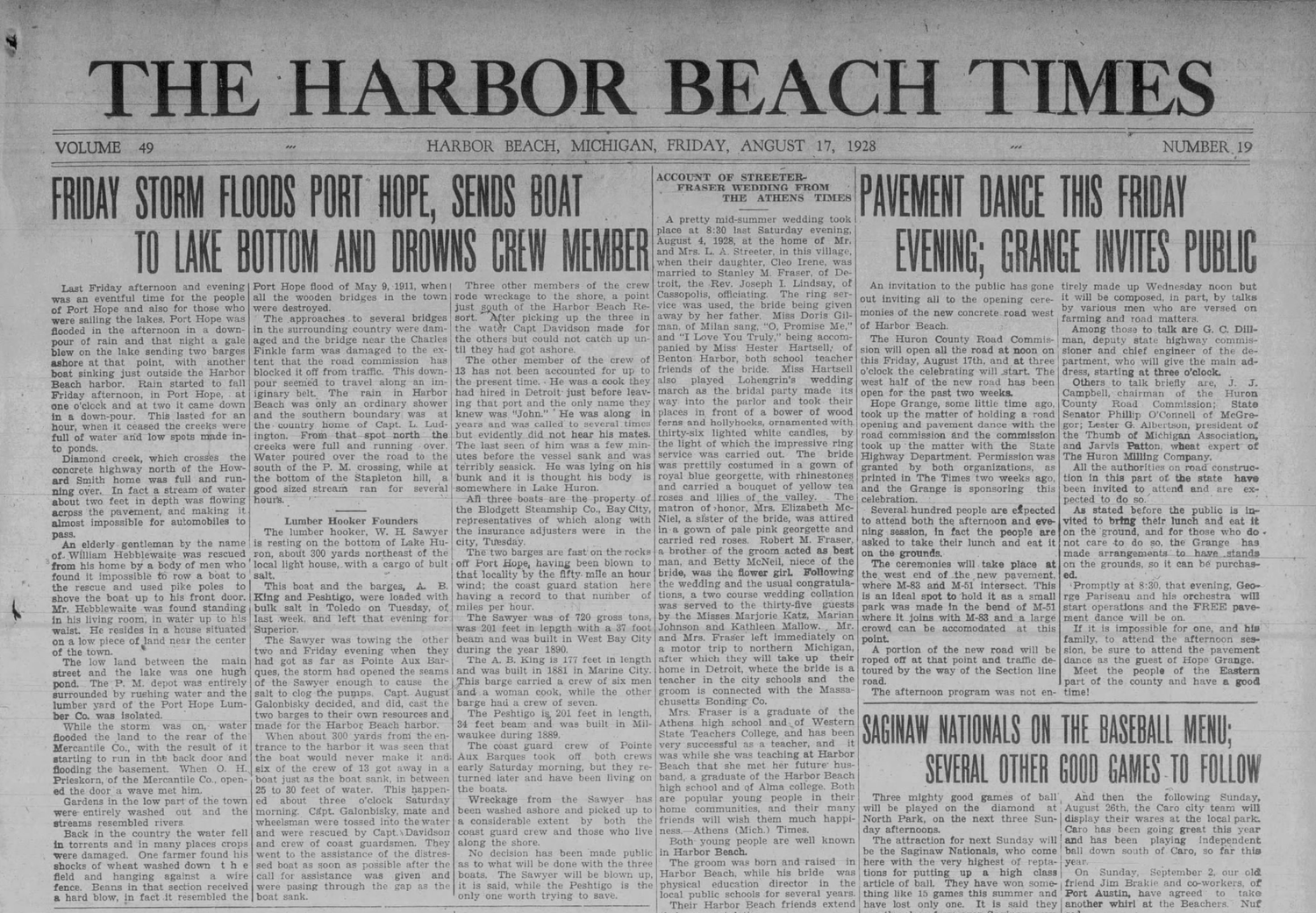 The Great Flood — Port Hope Mercantile