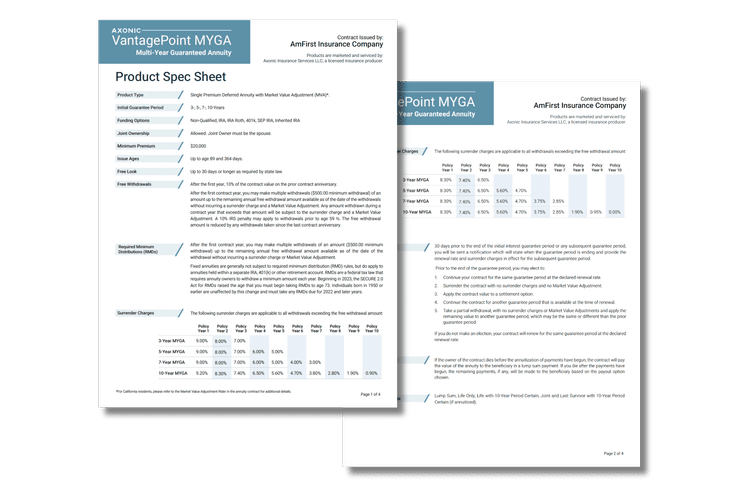 VantagePoint MYGA — Axonic Insurance