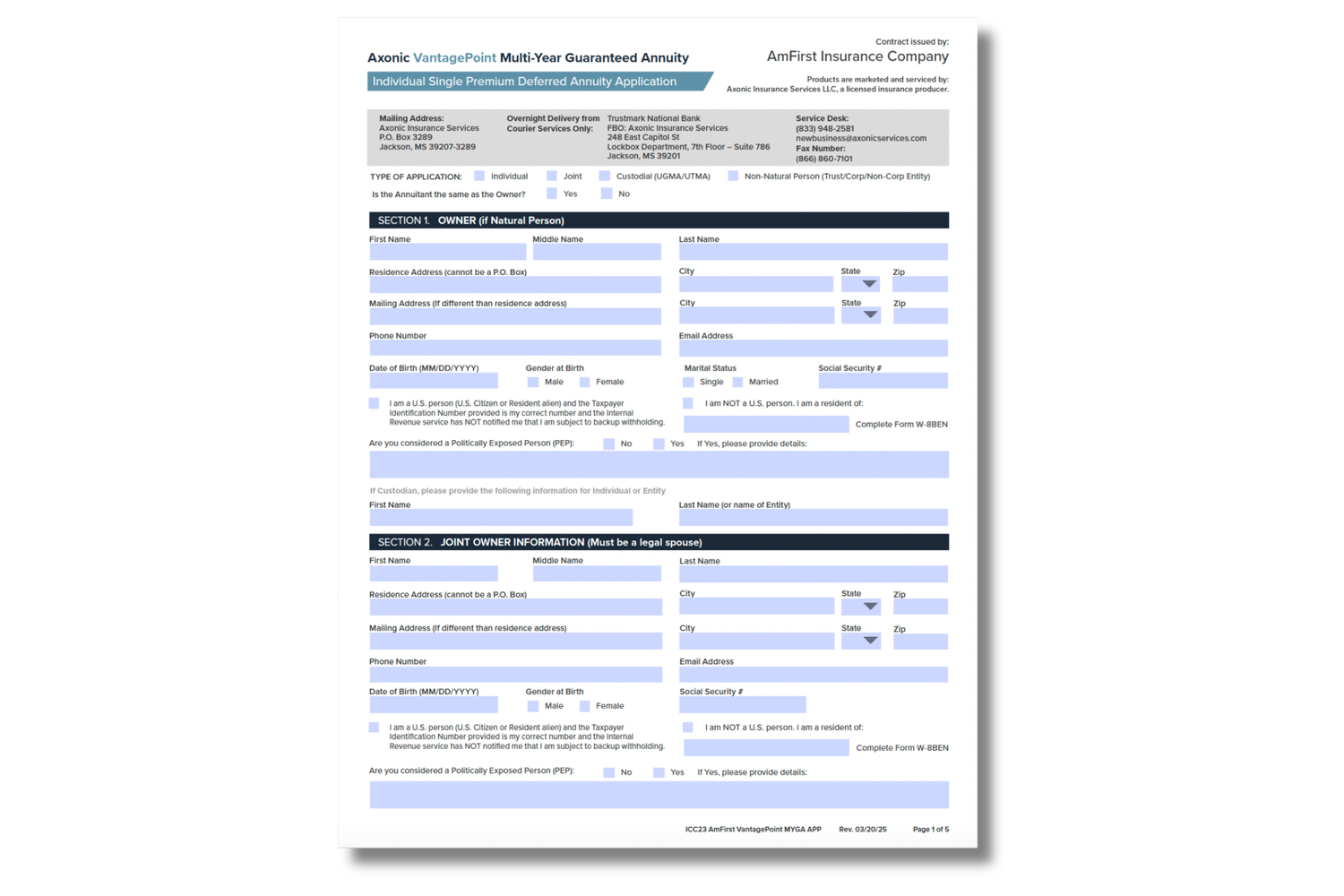 VantagePoint MYGA — Axonic Insurance