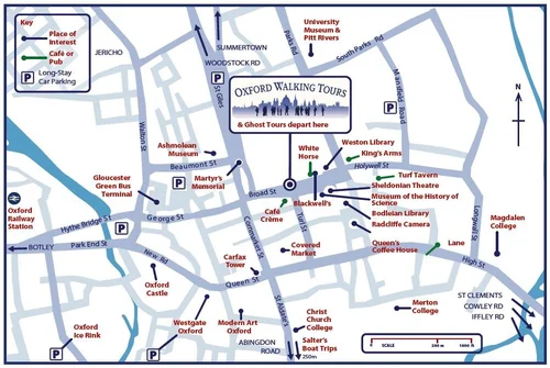 Map — Oxford Walking Tours