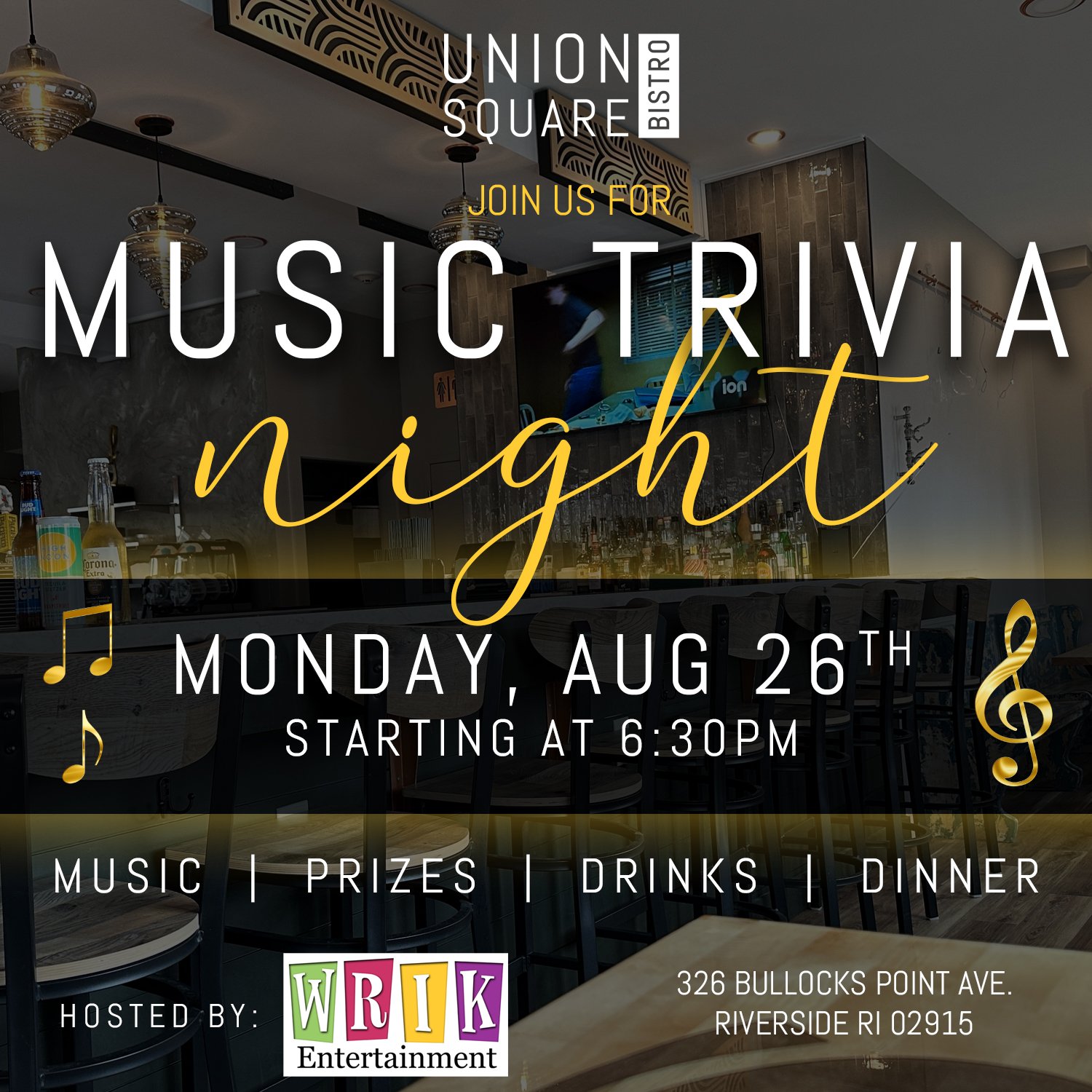 Events — Union Square Bistro