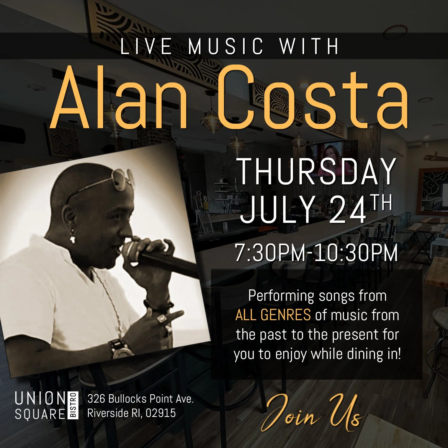 Events — Union Square Bistro