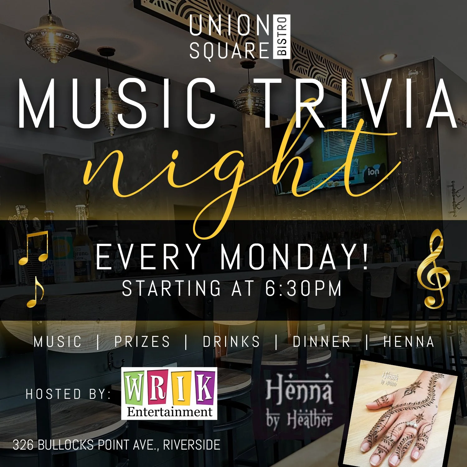 Events — Union Square Bistro