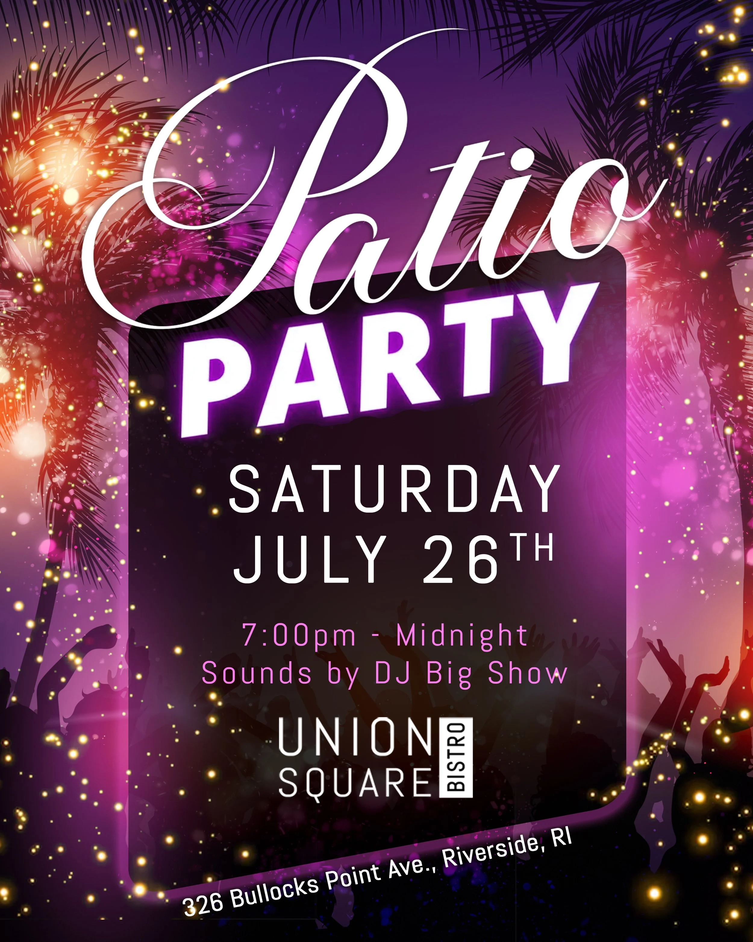 Events — Union Square Bistro