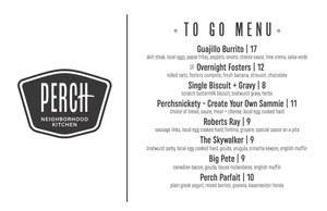 Menu — Perch