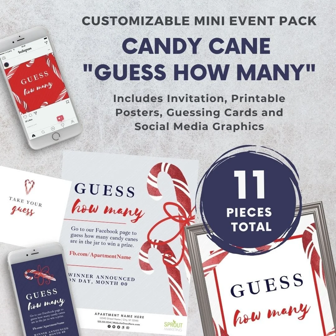 Customizable Candy Cane Guessing Game (Canva Template) — Sprout Marketing