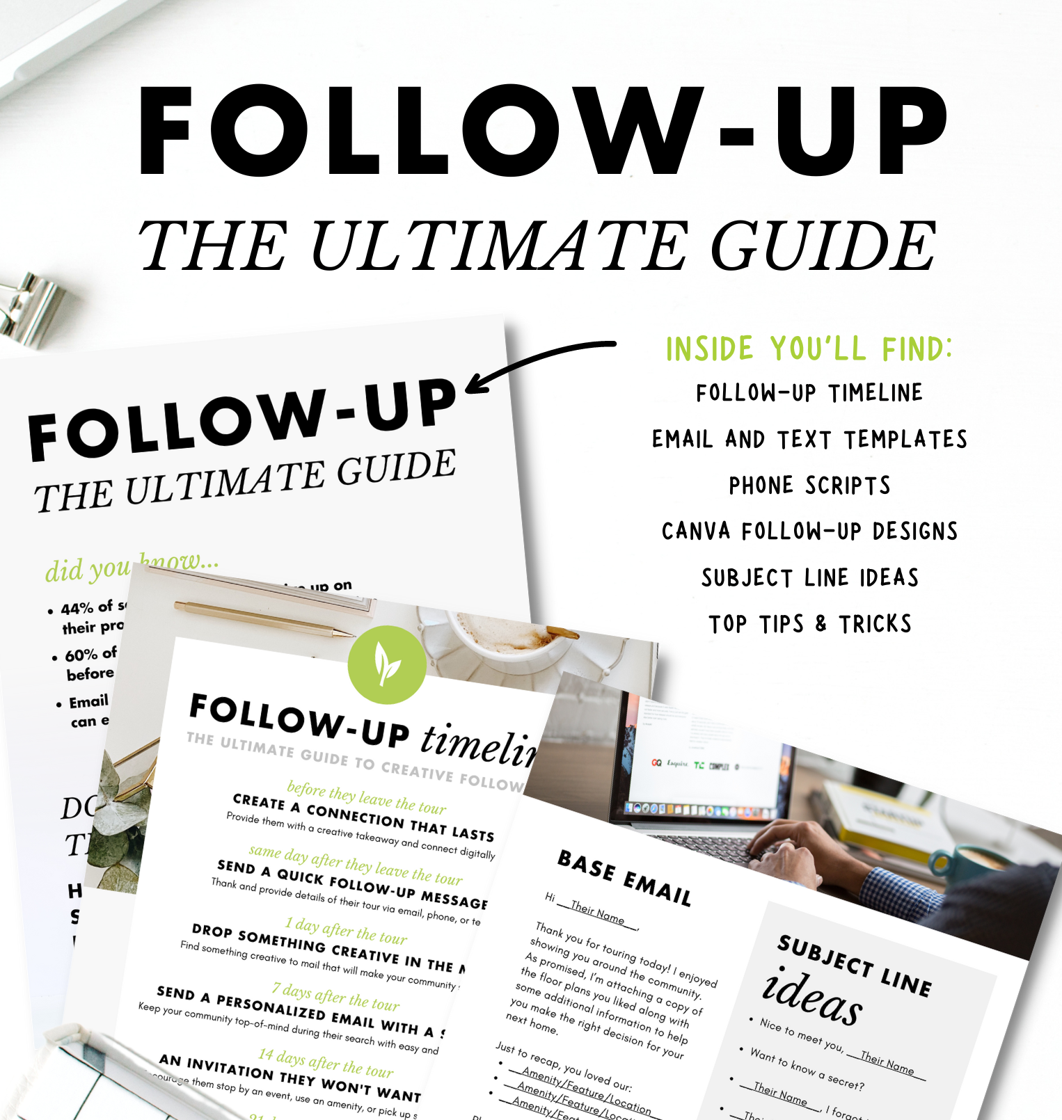 Sprout's Ultimate Guide To Follow-Up Ebook — Sprout Marketing