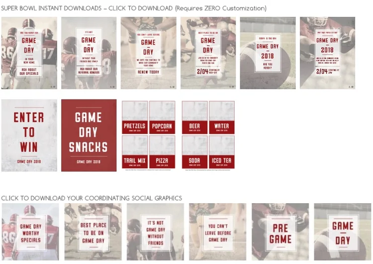 Watch the Big Game with Residents AND Prospects — Sprout Marketing