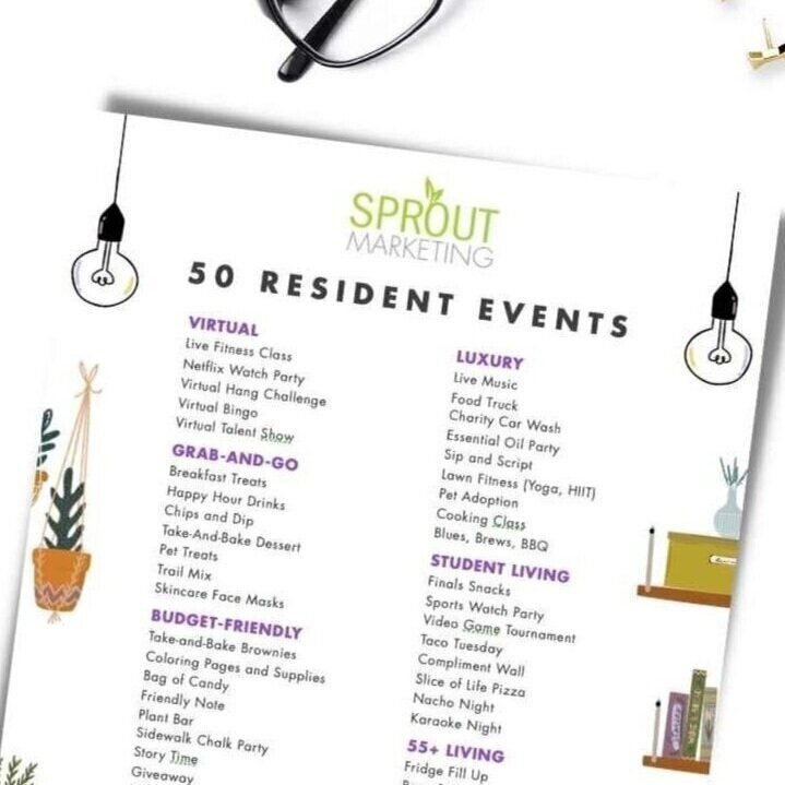 10 Events [for Any Budget] for Your Apartment Community — Sprout Marketing