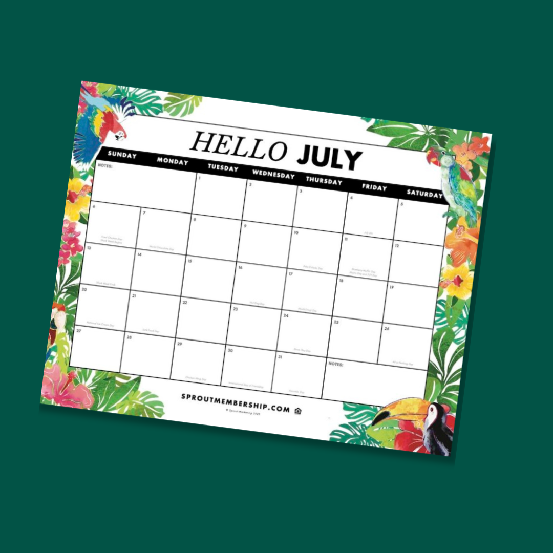 Apartment Marketing Calendar + Planning Kit - Events, Social Media ...