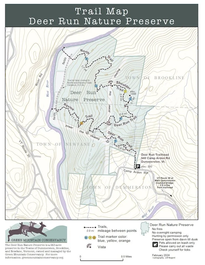 Deer Run Nature Preserve — Green Mountain Conservancy