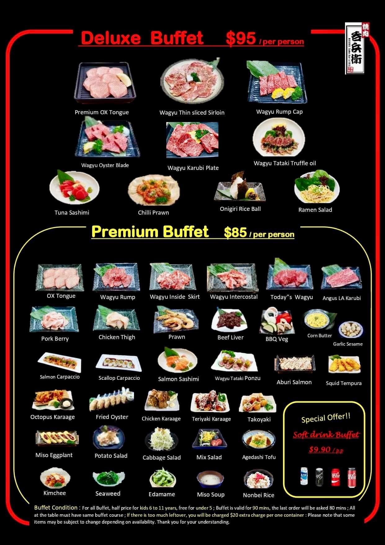 Menu — Nonbei Sake BBQ and Bar
