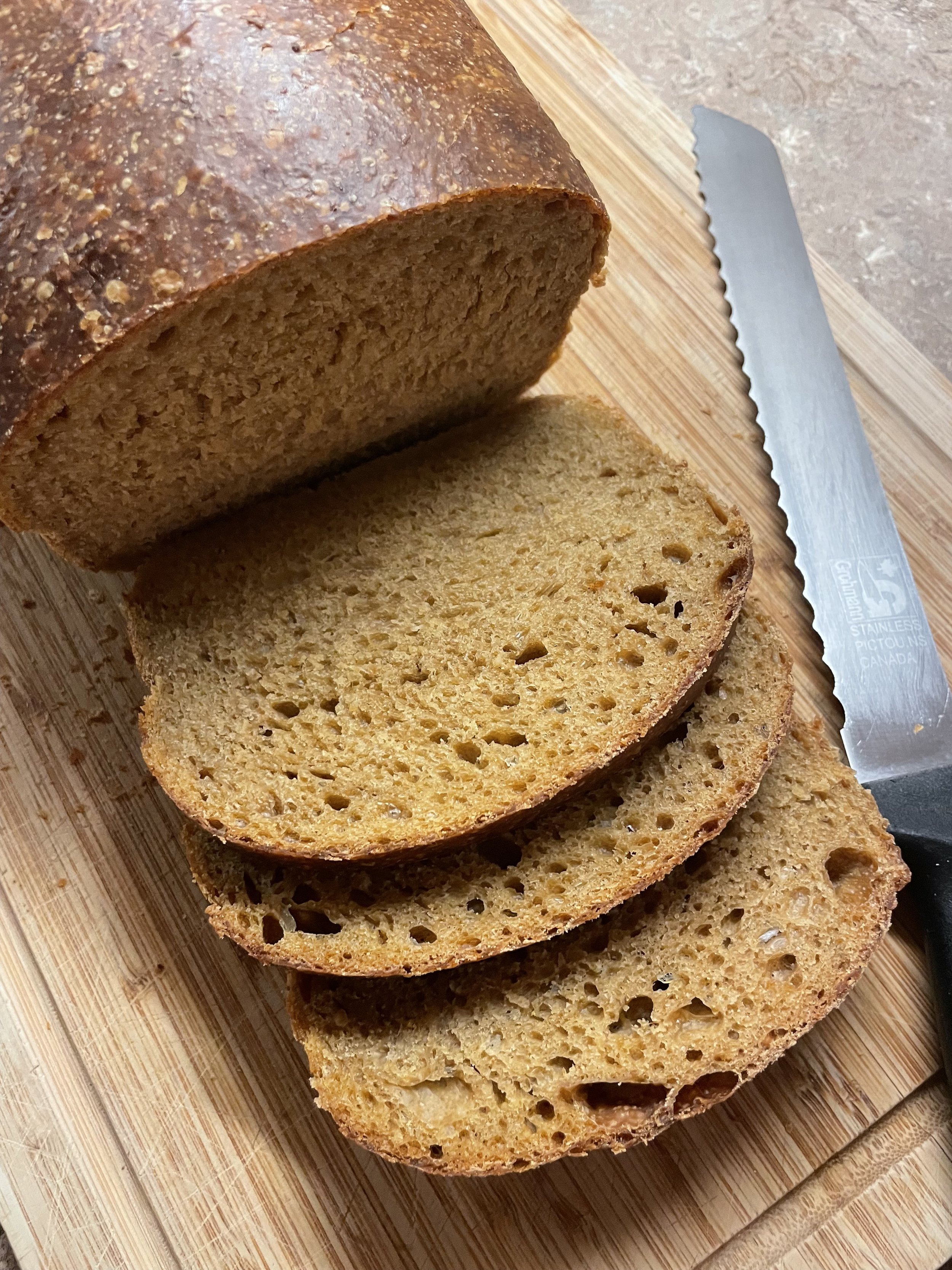 Sourdough molasses oatmeal brown bread — Bread and Happiness