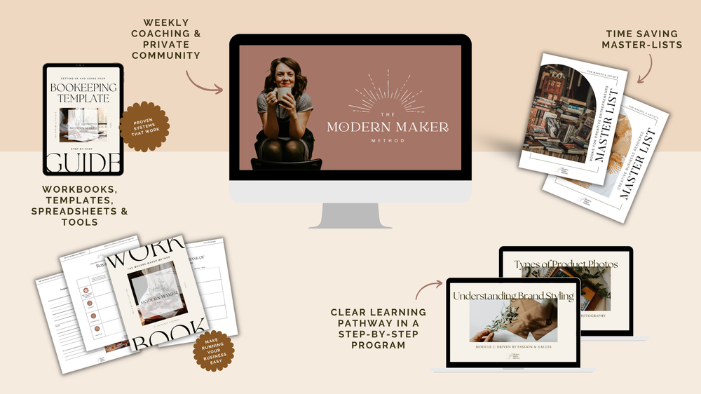 The Modern Maker Method; A Business Course for Modern Creatives — The ...