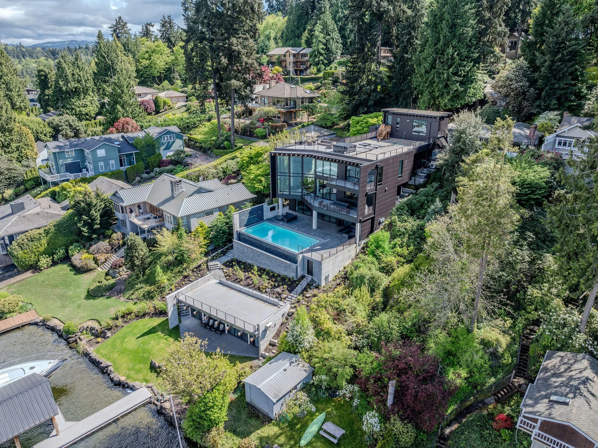 Point House | Luxury Custom Pool in Seattle — Krisco Pools and Spas