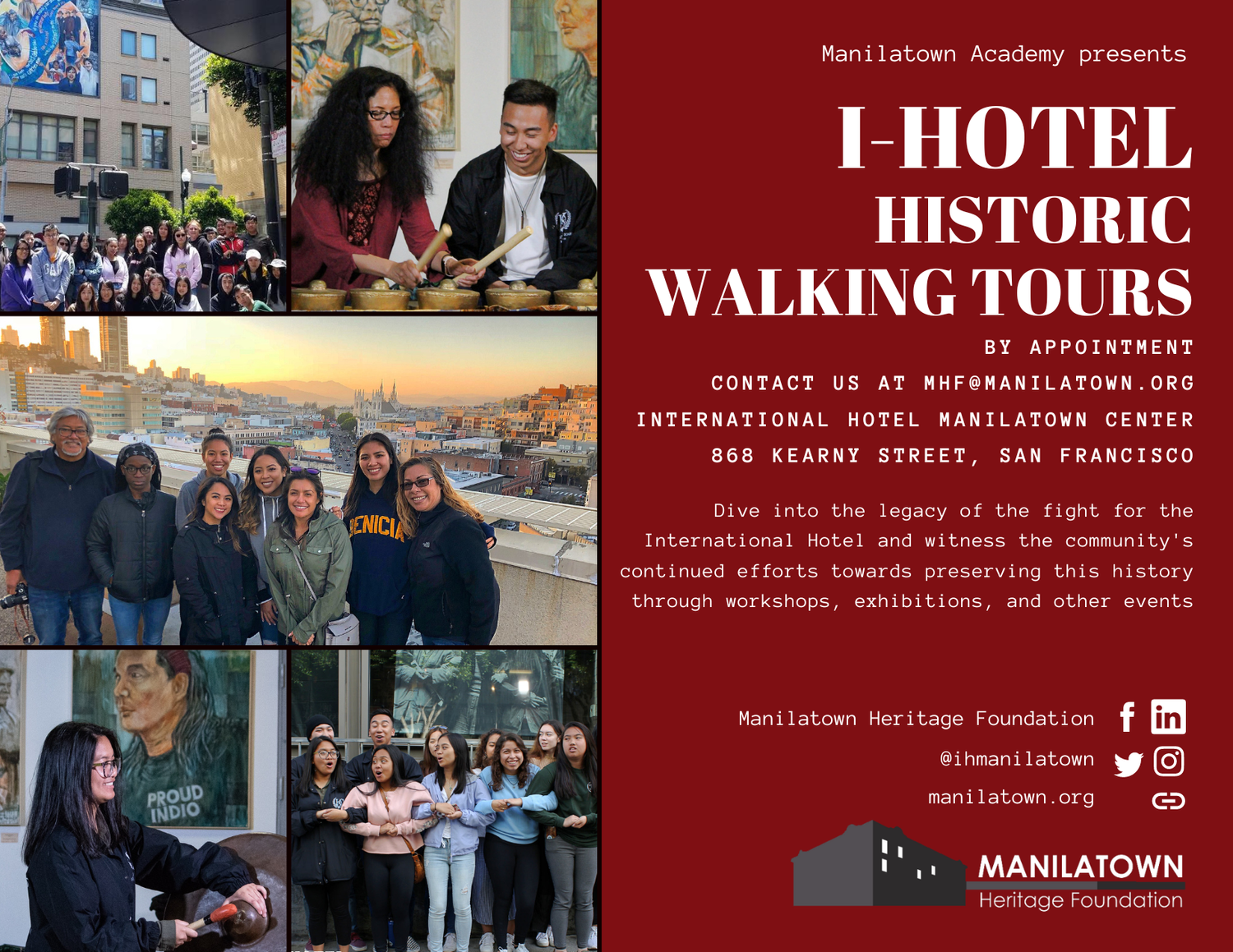 I-Hotel Walking Tour — Manilatown Heritage Foundation