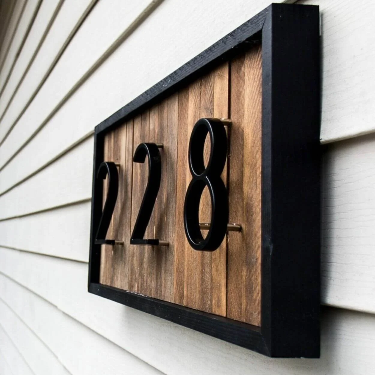 Custom Address Signs & Plaques in Dallas, TX — JKC Woodwork