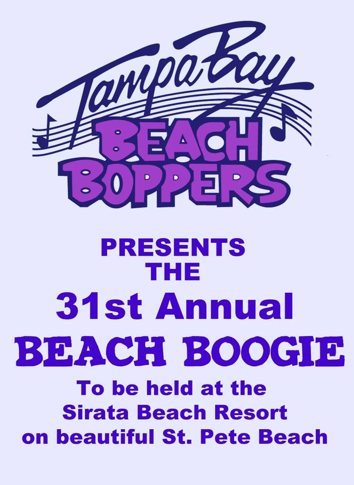 Beach Boogie — Tampa Bay Beach Boppers