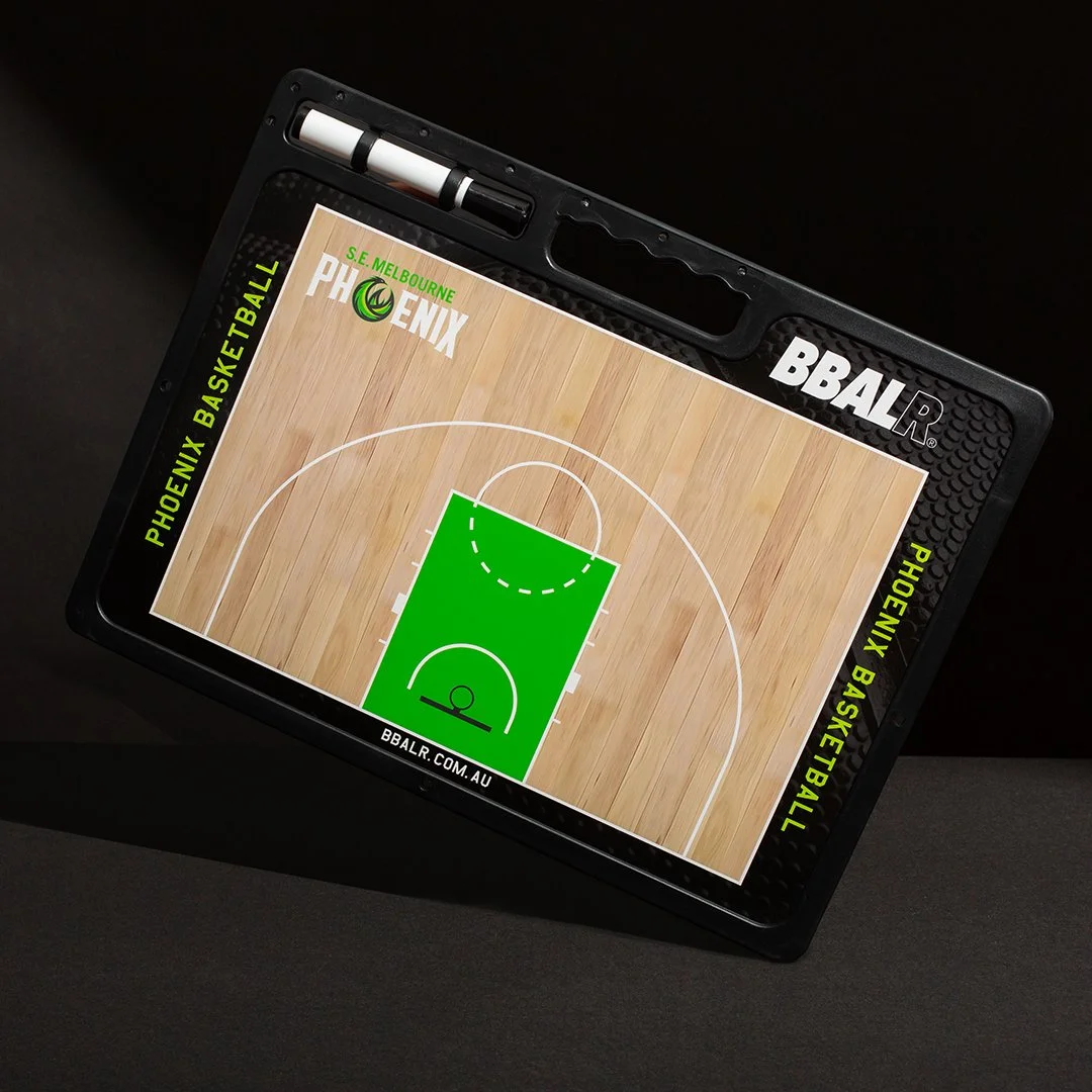 Custom Basketball Coaching Board | Your Team Logo and Colour