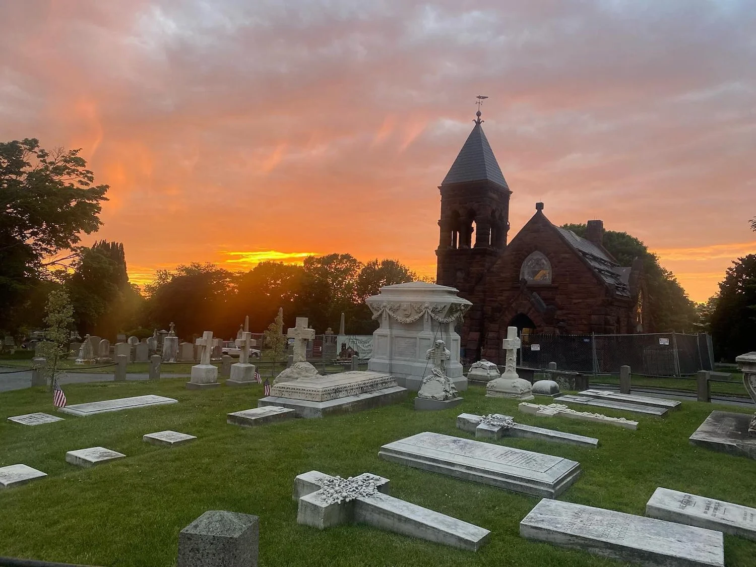 History of the Chapel | Explore Rich Heritage — Newport Island Cemetery