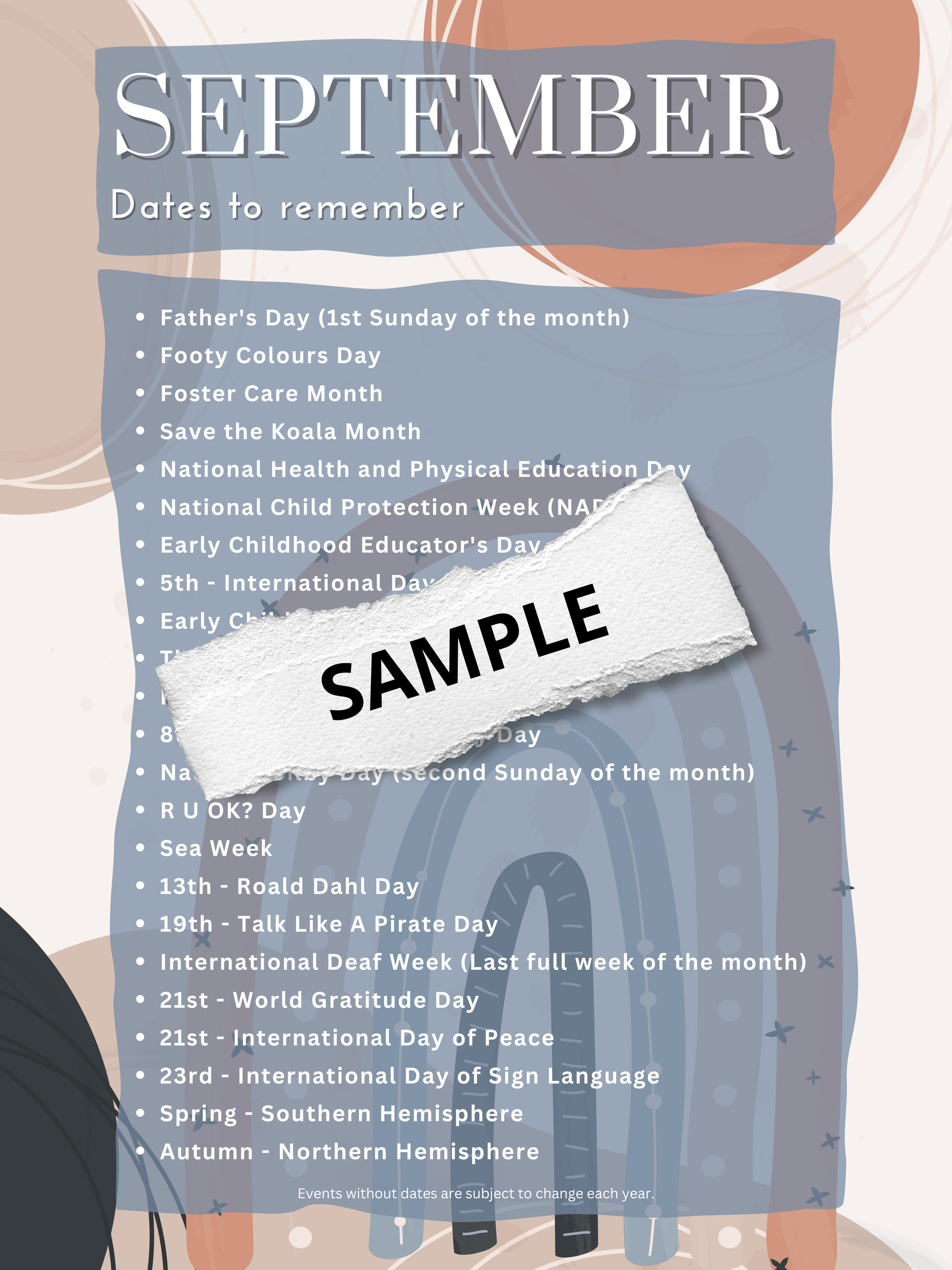 Family Input Template — The Educators Friend