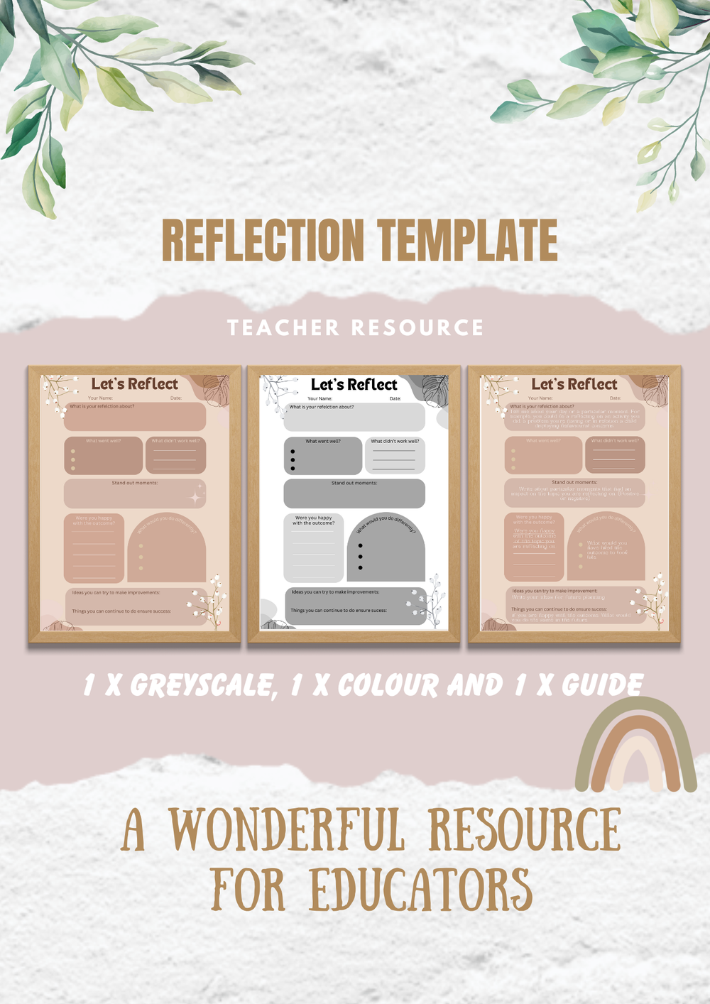 LDC Reflection Sheet — The Educators Friend