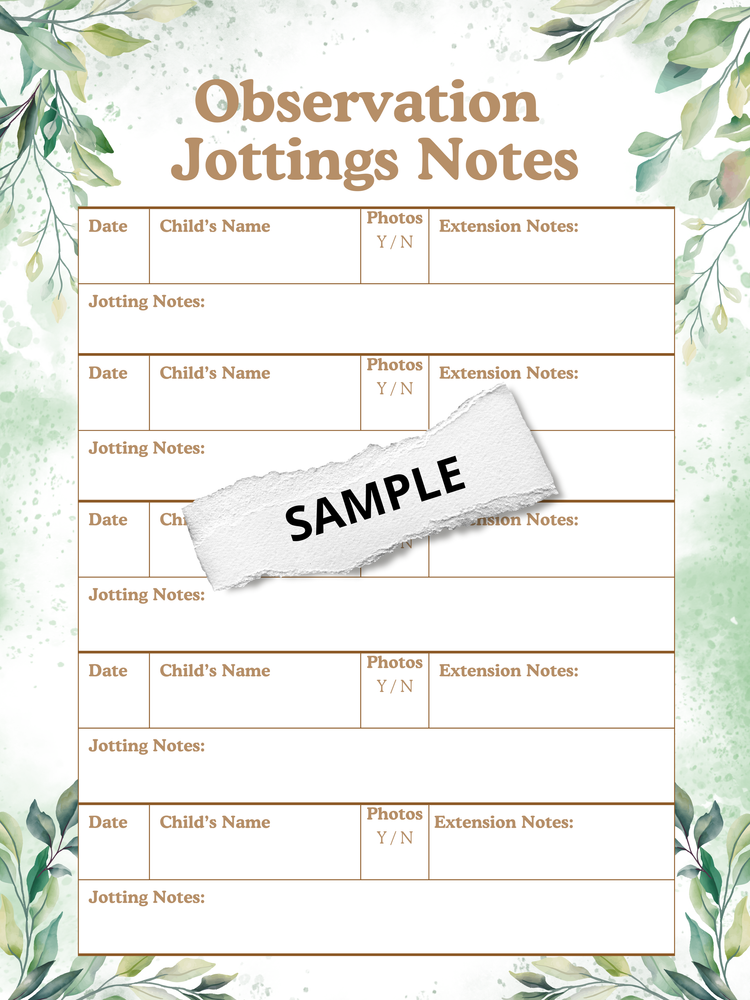 Family Input Template — The Educators Friend