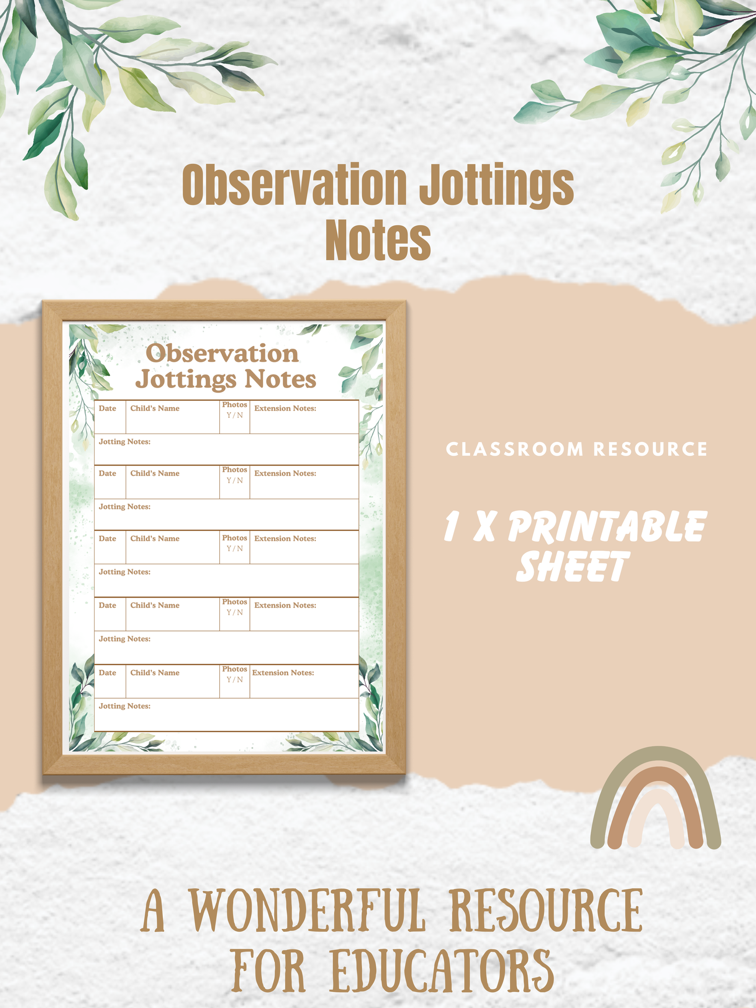 Family Input Template — The Educators Friend