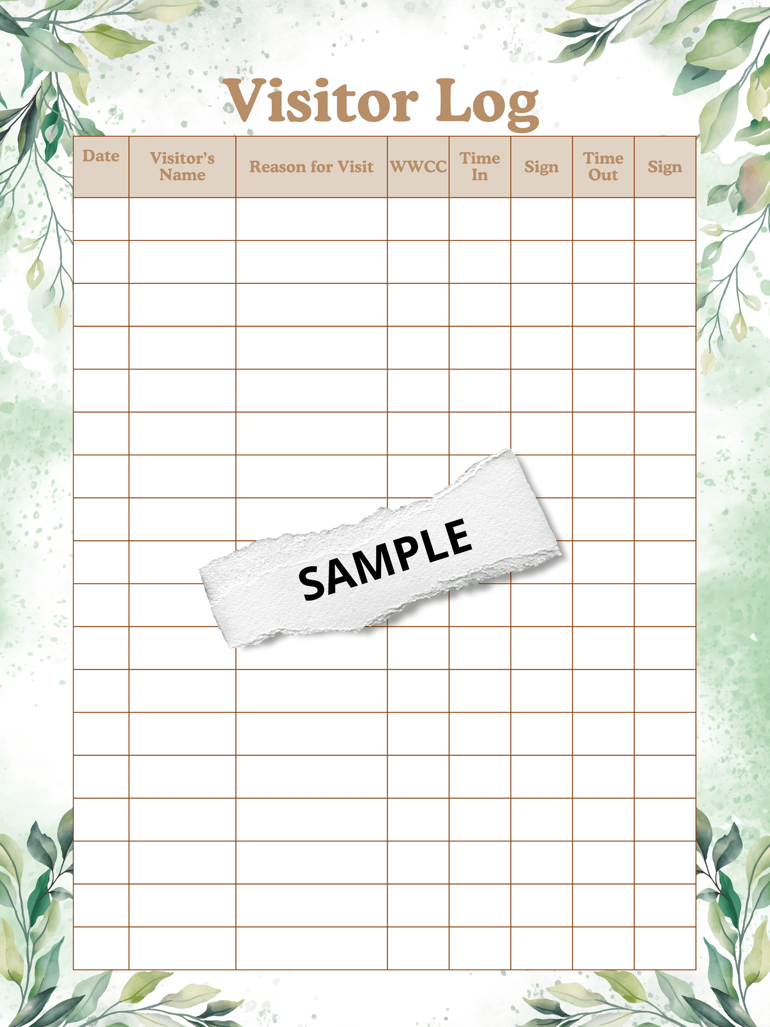 Family Input Template — The Educators Friend