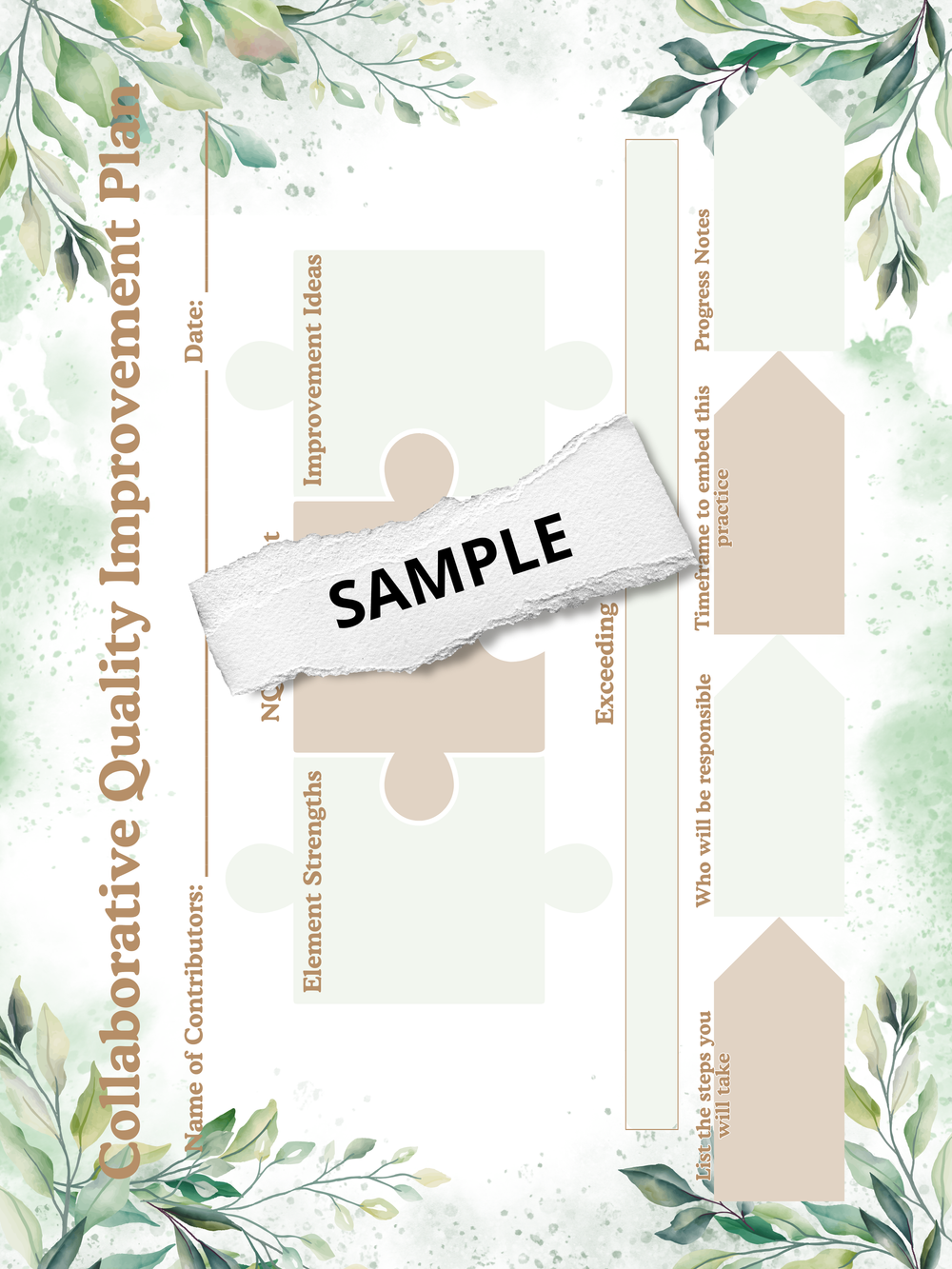 Family Input Template — The Educators Friend