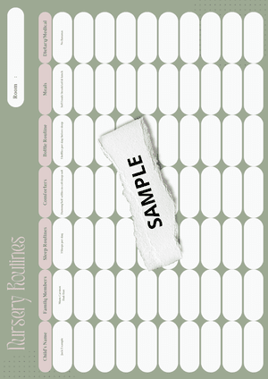 Family Input Template — The Educators Friend