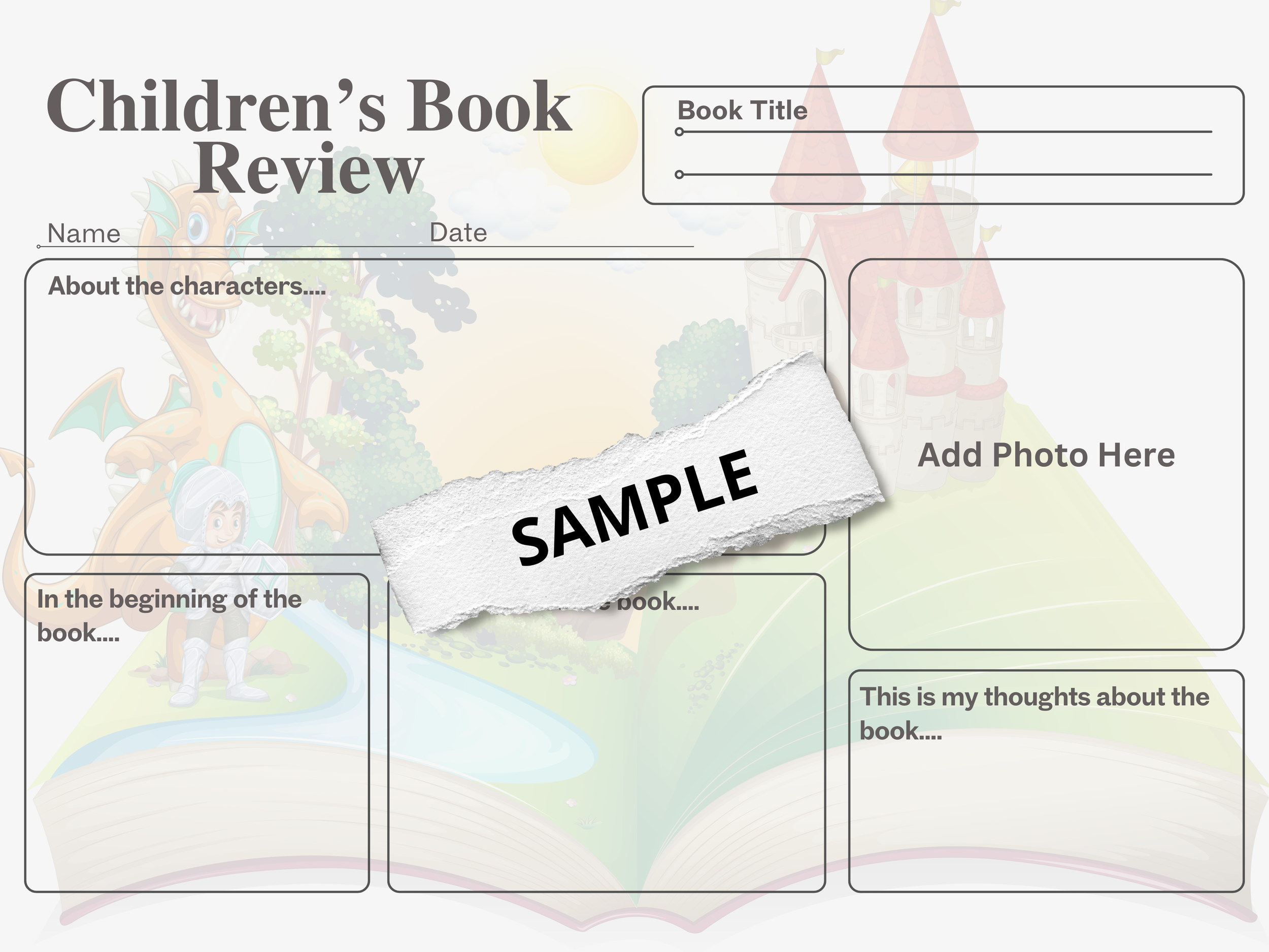 Book Week Planner Pack — The Educators Friend
