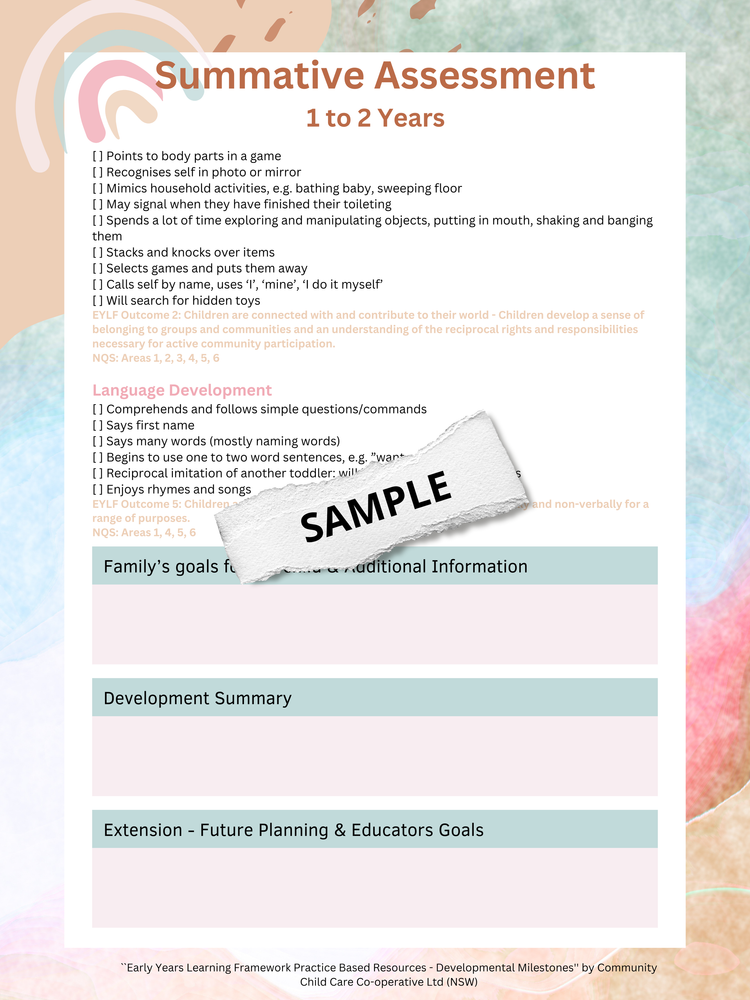 Family Input Template — The Educators Friend