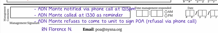 Protest of Assignments — Montefiore's NYSNA Nurses