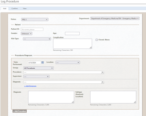New innovations and procedure logging — University of Virginia ...