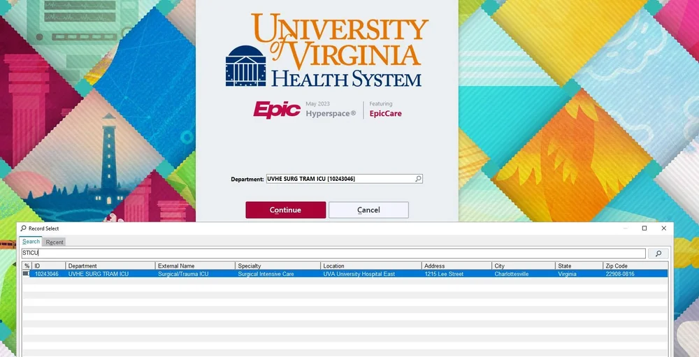 Epic Guide — University of Virginia Emergency Medicine Residency