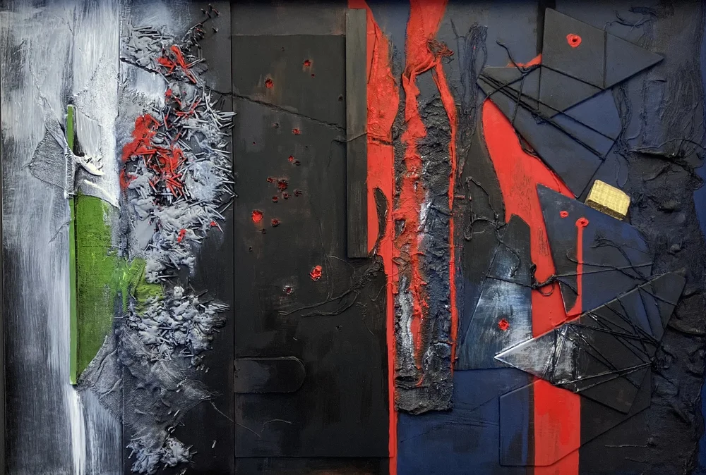 Abstract painting entitled Still Life — Siân Perry-Smith