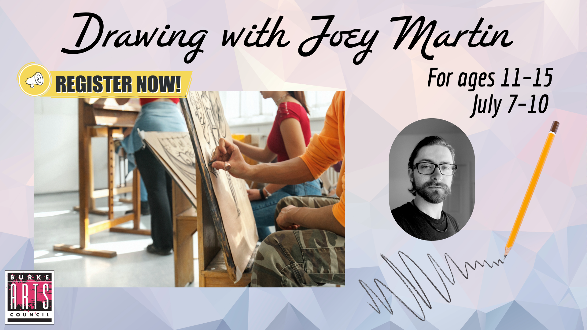 Drawing Camp with Joey Martin — Burke Arts Council