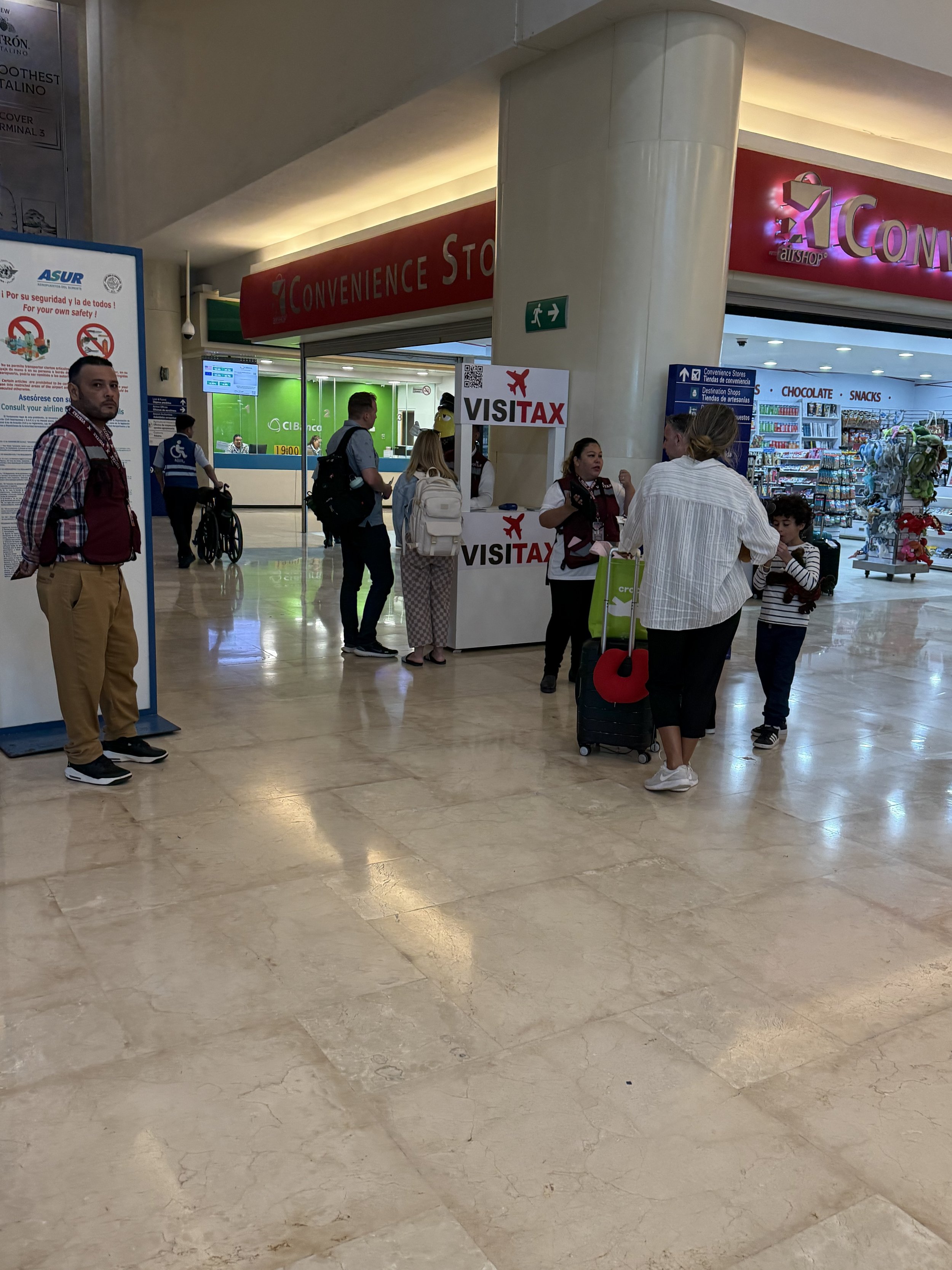 Authorized and official airports of the state of Quintana Roo — VISITAX