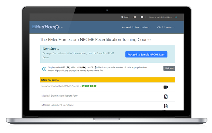 NRCME DOT Examiner Training Course - Accredited - Only $199 - Pass Rate ...